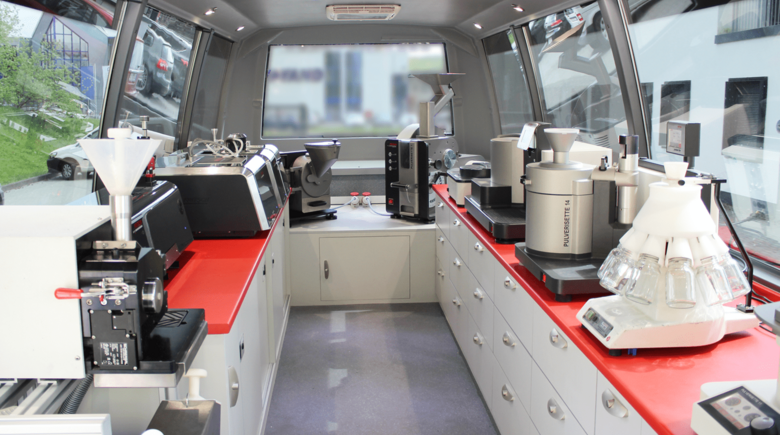 A new FRITSCH laboratory on wheels takes off – fritsch.de